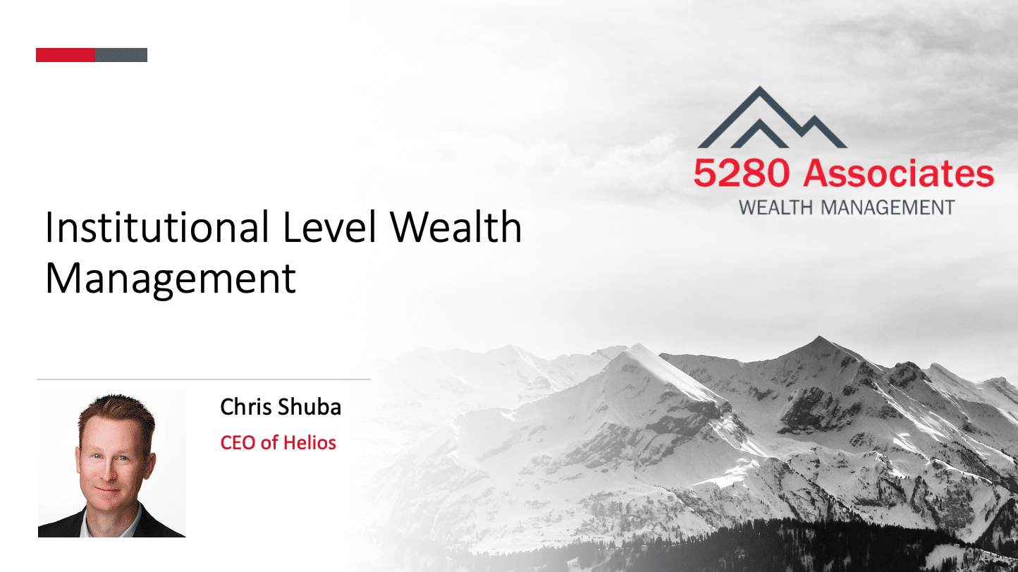 Institutional Level Wealth Management | Webinar